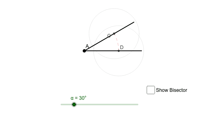 Investigating Angle Bisectors – GeoGebra