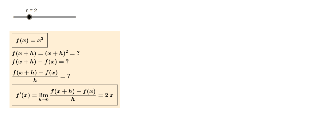 How to prove the power rule for positive integer exponents – GeoGebra