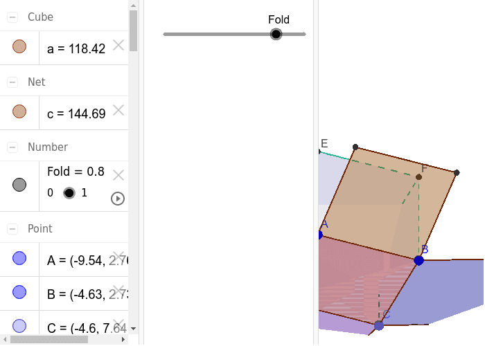 Cube net - Latin Cross – GeoGebra