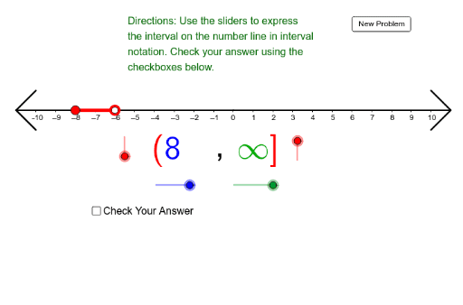 Interval Notation Practice – GeoGebra
