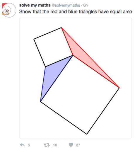 Two Squares and Two Triangles – GeoGebra