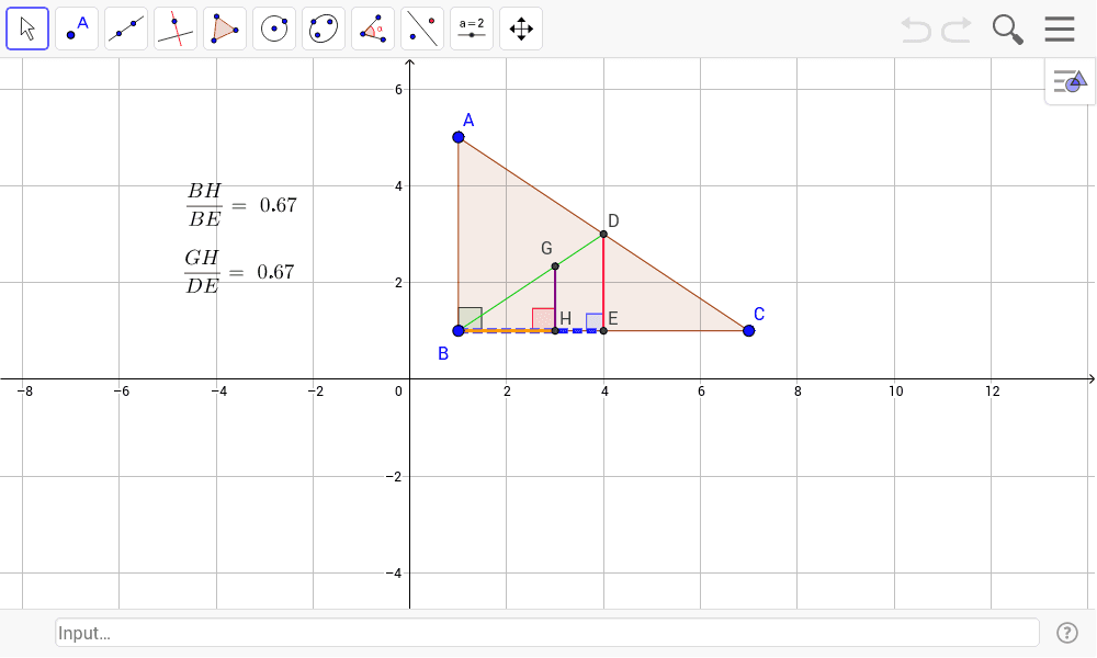 More about the centroid – GeoGebra