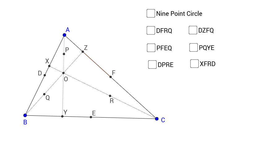 Nine Point Circle – GeoGebra