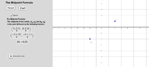 The Midpoint Formula – GeoGebra