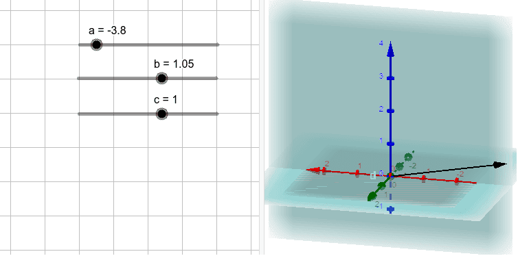 Vectores en R3 según sus componentes – GeoGebra