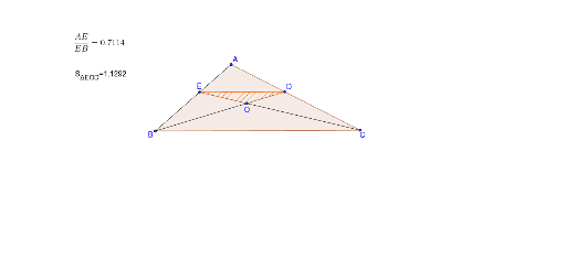 The maximum area of some triangle(stage b). – GeoGebra
