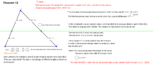 Theorem 12 – GeoGebra