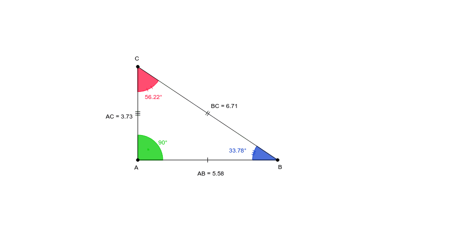Right angled triangle – GeoGebra