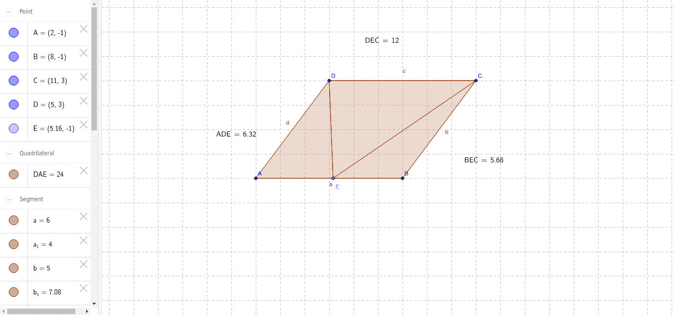 Parallelogram 2 – GeoGebra