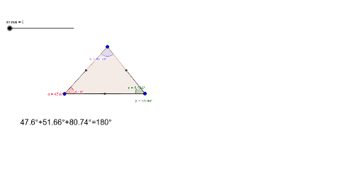 all the inside angles of a triangles – GeoGebra