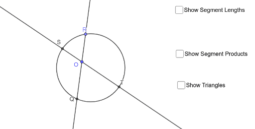 Power of a Point – GeoGebra