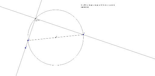 Triangle rectangle inscrit dans un demi-cercle – GeoGebra