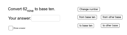 Base conversion practice – GeoGebra