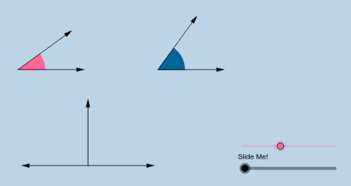 Complementary Angles Investigation – GeoGebra