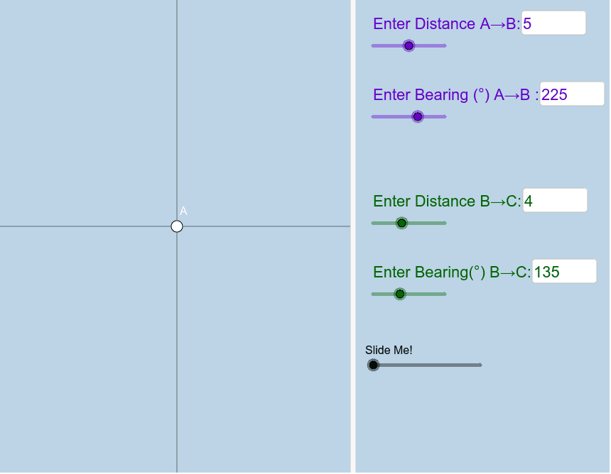 Bearings: Dynamic Illustrator – GeoGebra