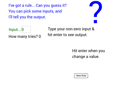 Guess My Rule (2013) – GeoGebra