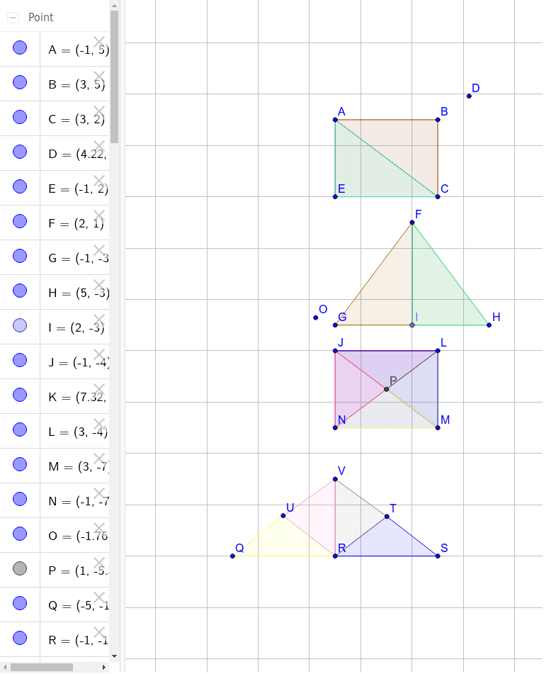 Rectangle decomposition – GeoGebra