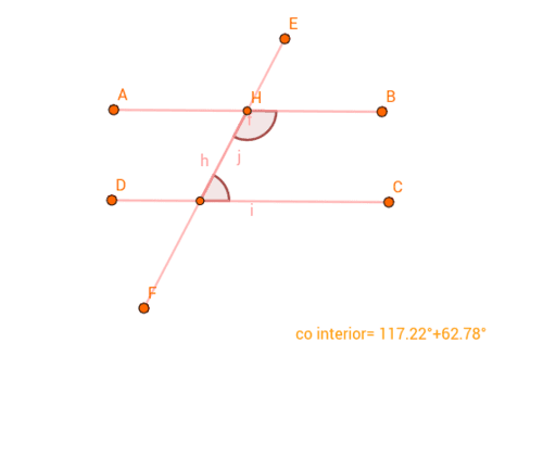 Co interior Angles – GeoGebra