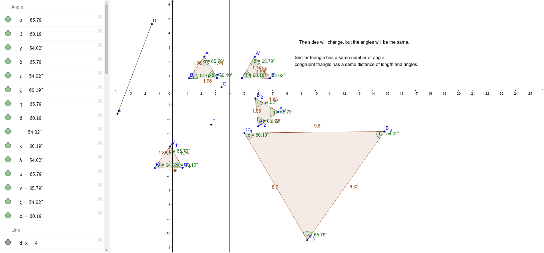 Geogebra and Congruence – GeoGebra