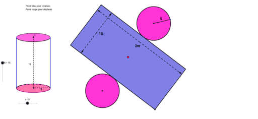 Cylinder Volume and surface area – GeoGebra