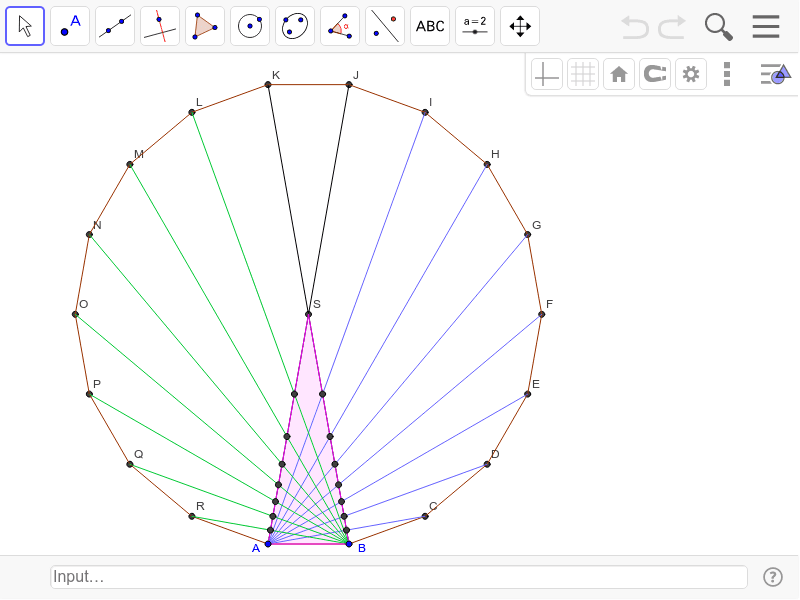 octadecagon – GeoGebra
