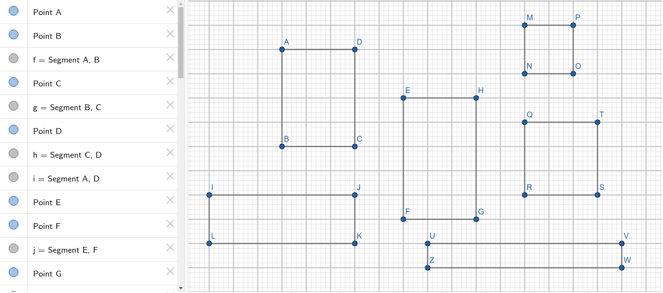 Area of Rectangles and Squares – GeoGebra