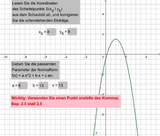 Funktionsterm_aus_Schaubild-Quadratische-Funktion – GeoGebra
