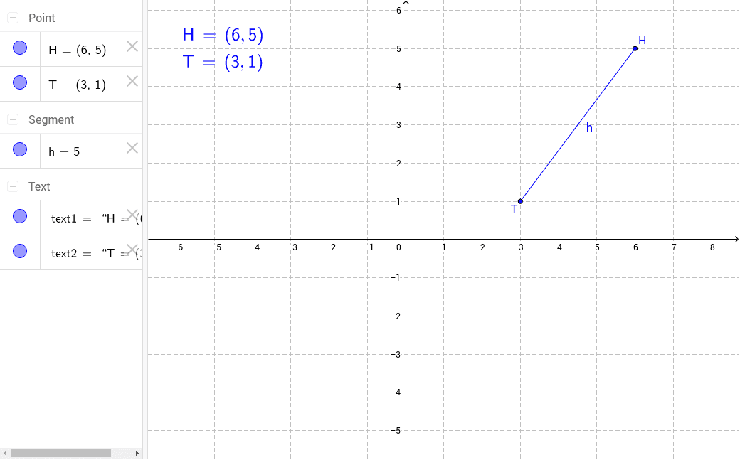 Position Vector Demo – GeoGebra