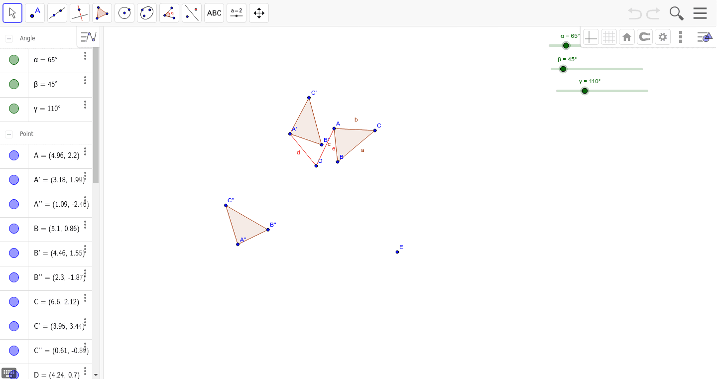 Successive Rotations – GeoGebra