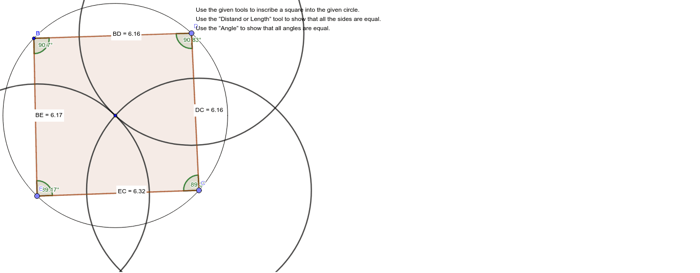 equalateral square – GeoGebra