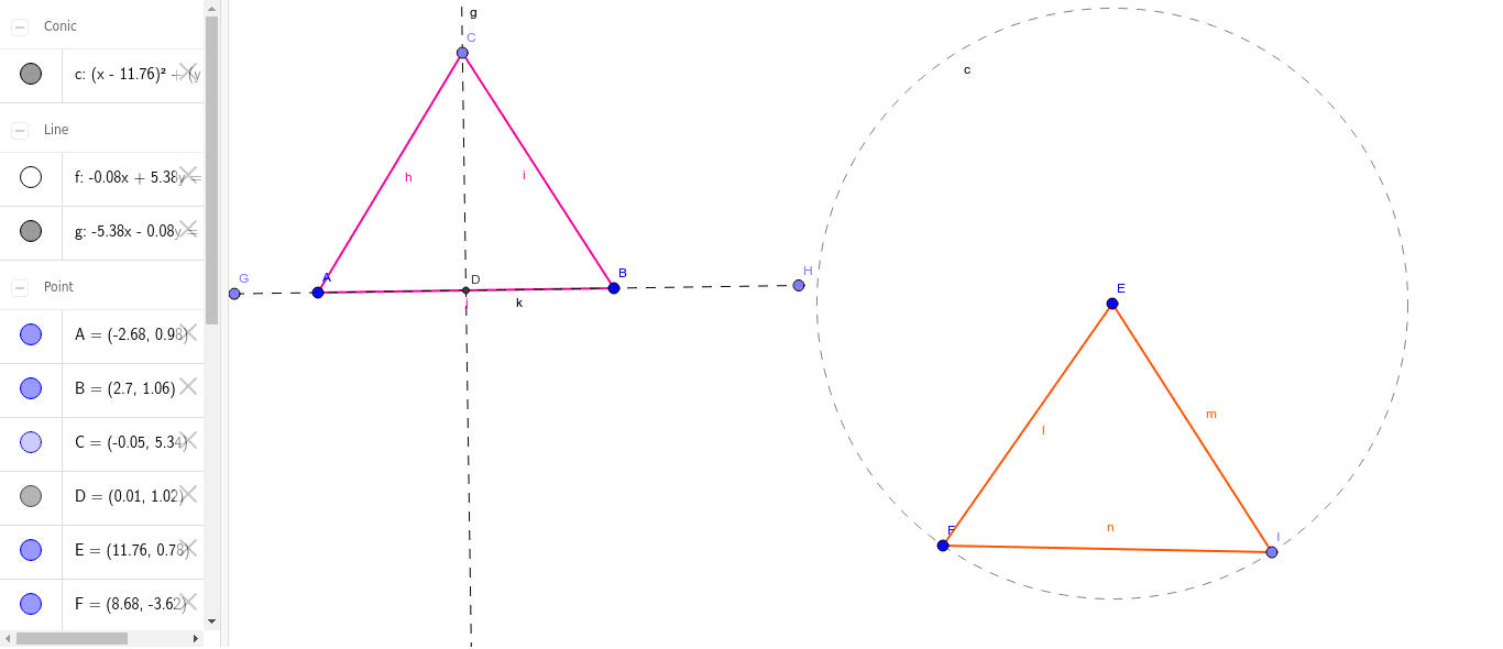 Isosceles Triangle Configurations – GeoGebra