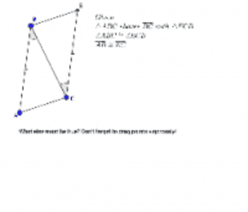 Shared side, congruent side, included angle – GeoGebra