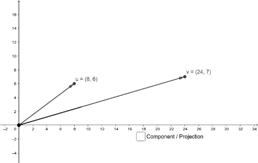 Component and Projection – GeoGebra