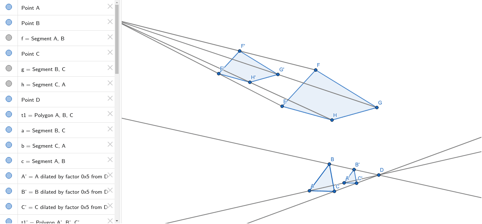 Scale Factor – GeoGebra