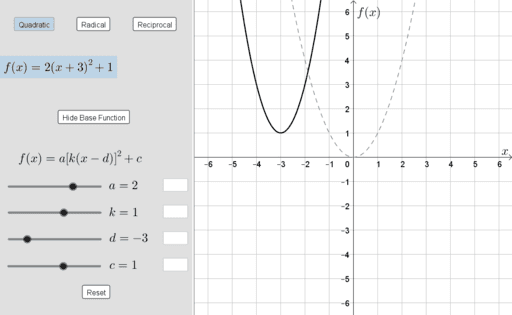Transformations – GeoGebra