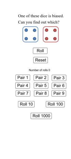 Biased Dice Rolling Simulation Edited – GeoGebra