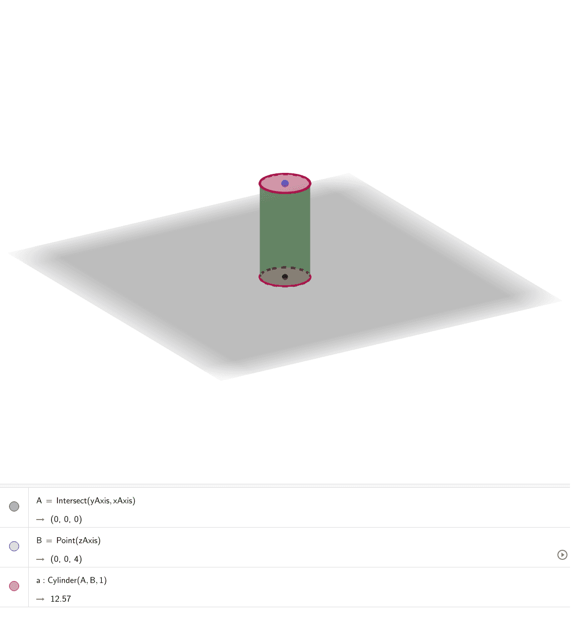 Zylinder 3D Modell – GeoGebra