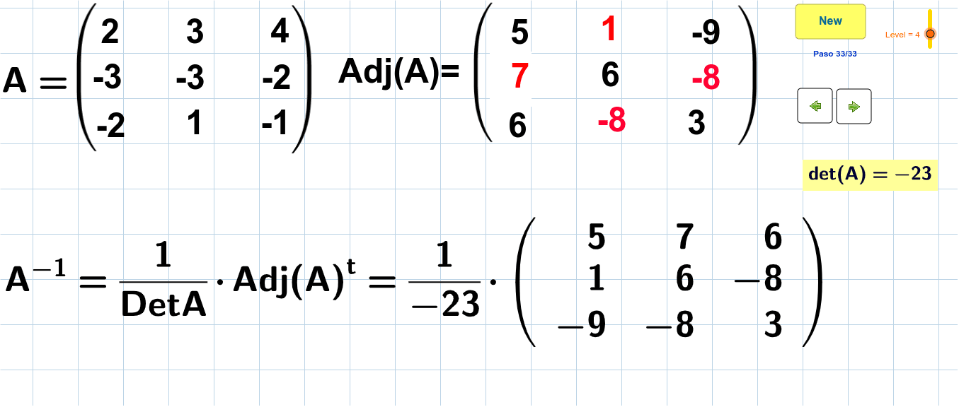 Inverse Of A Matrix GeoGebra Inverse Of A Matrix GeoGebra