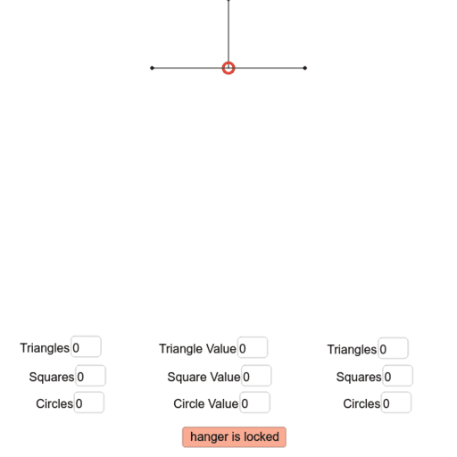 Hanger Balance - 2 Shapes – GeoGebra