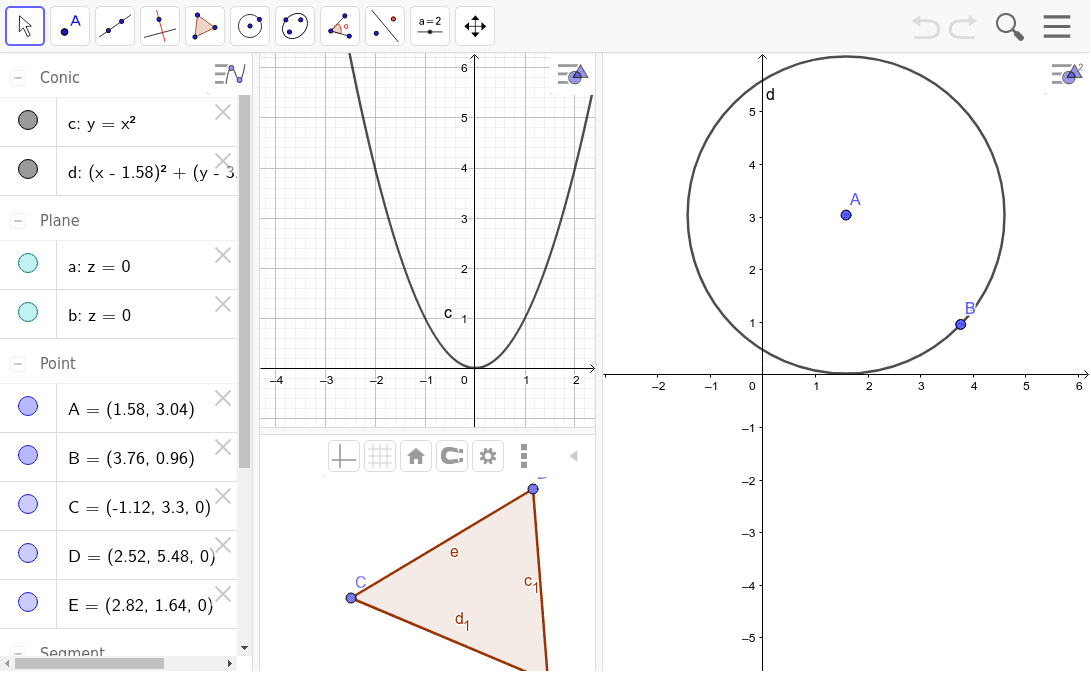 How To Create A 3rd Graphics View In Geogebra Geogebra