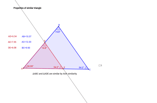 similarity – GeoGebra