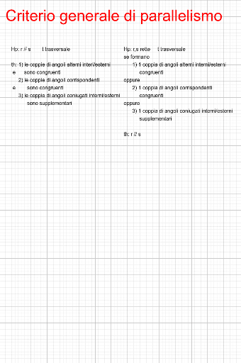 Criterio generale di parallelismo – GeoGebra