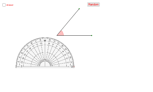 Measuring Angles Using Protractor – GeoGebra