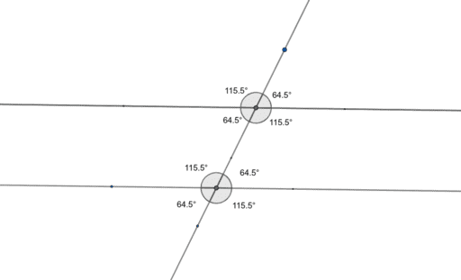 Parallel Lines Discovery – GeoGebra