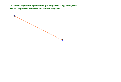 Congruent Segments Practice 2 – GeoGebra
