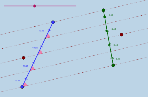 Parallel Lines Congruent Segments Theorem – GeoGebra