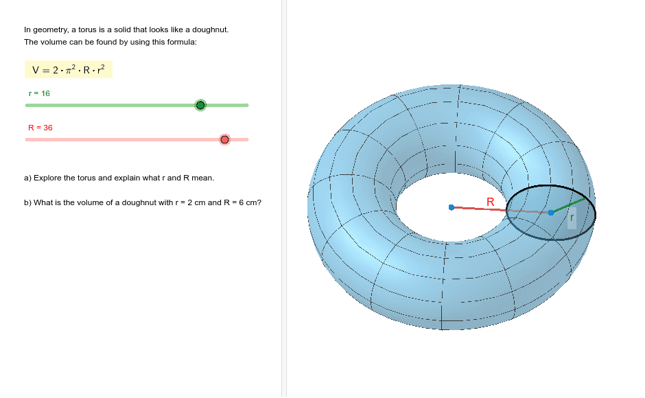 A torus – GeoGebra