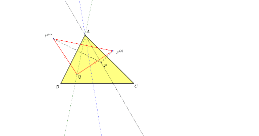 Isogonal Line is Perp Bisector Reflection Triangle – GeoGebra
