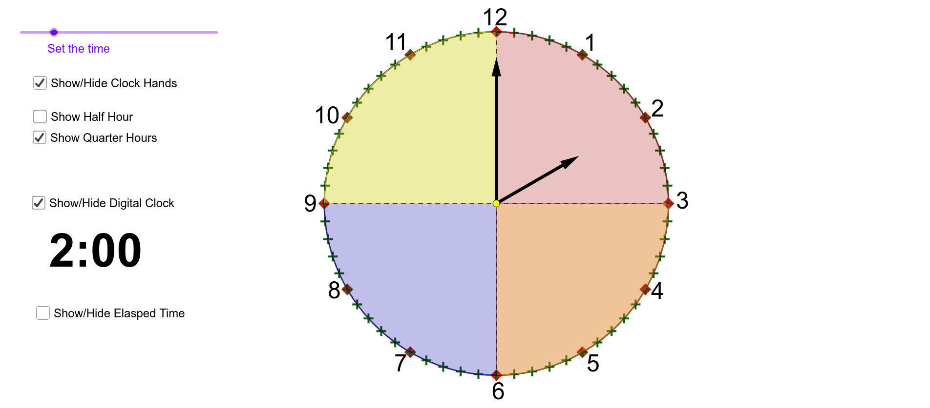 Analog Clock – GeoGebra