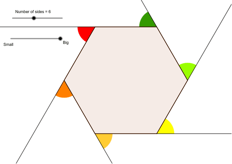 Exterior Angles of Regular Polygons – GeoGebra
